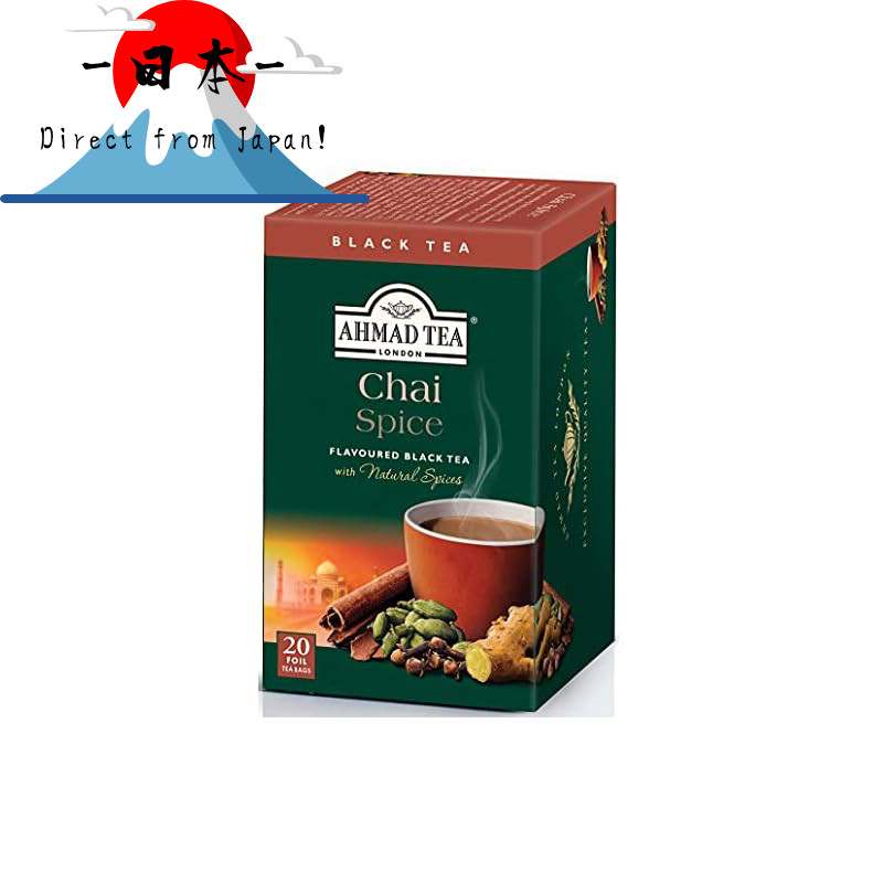 [Direct from Japan] AHMAD TEA Chai Spice Tea Bags (20P) - Pack of 12 ...