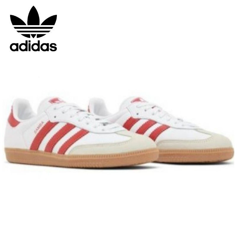 ad Samba OG White Solar Red Gum Shoes 100% Original | Shopee Philippines