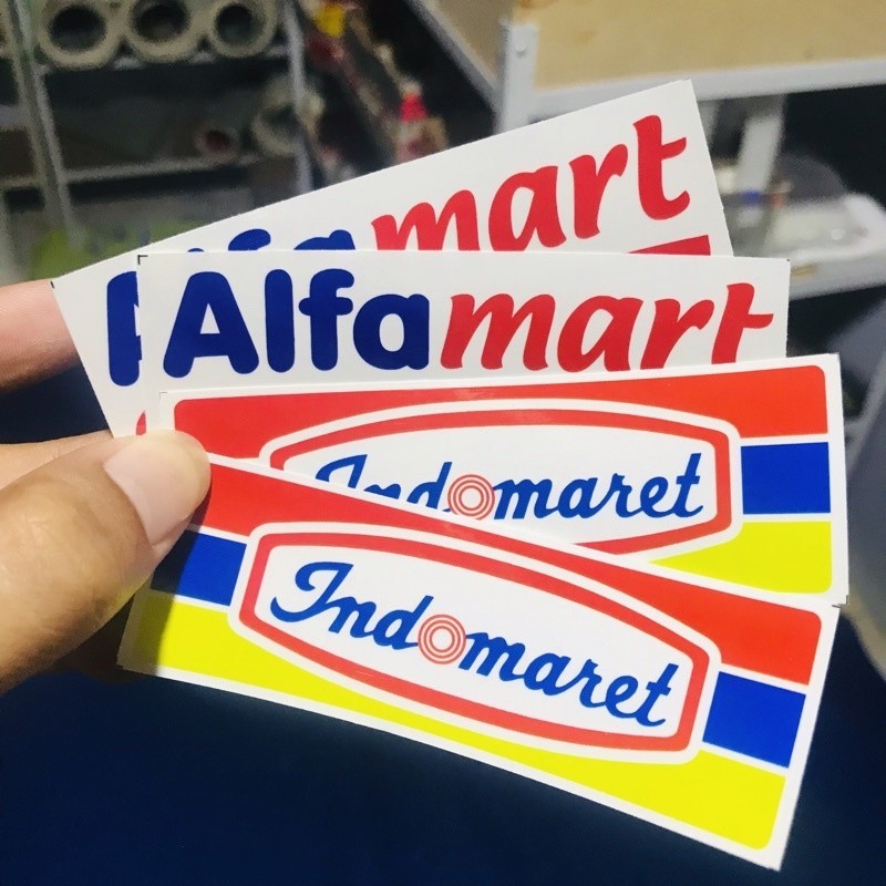 Indomaret Alfamart Waterproof Grain Sticker | Shopee Philippines