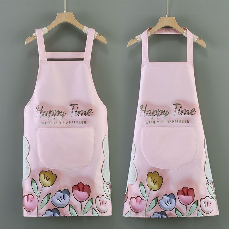 Apron Women Waterproof Oilproof 2025 New Style Kitchen Overalls Non ...