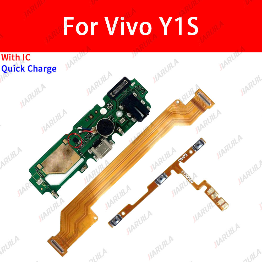 For Vivo Y1S USB Charger Main Board Microphone USB Charging Dock PCB ...