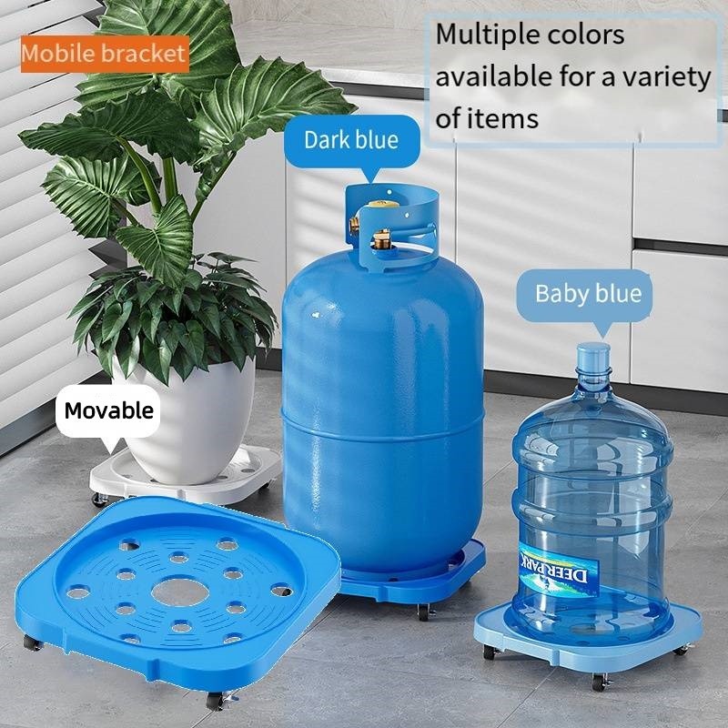 Gas Bottle Mobile Bracket,Propane Cylinder Tray with Wheels,Tank Stand ...
