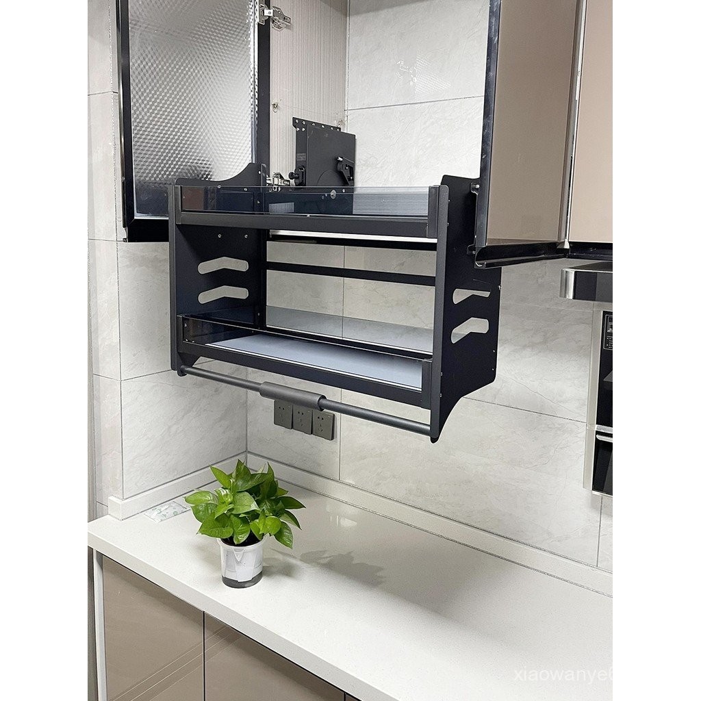 Kitchen Cabinet Wall Cupboard Lifting Basket Damping Buffer Storage ...