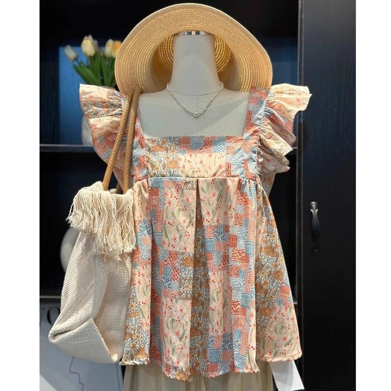 French Design Printed Sling 20 0625 | Shopee Philippines