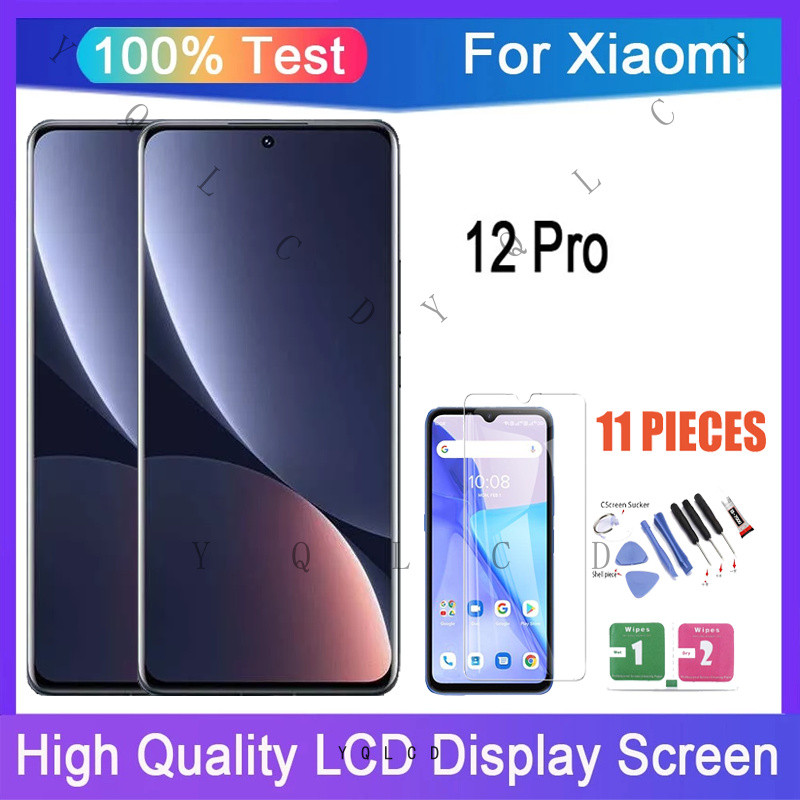 Original AMOLED Xiaomi Mi 12 Pro LCD Display Touch Screen With Frame ...