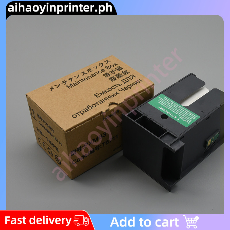 10pcs Inkrite T6711 Maintenance Box for Epson L1455 WF-7111 WF-7621 WF ...