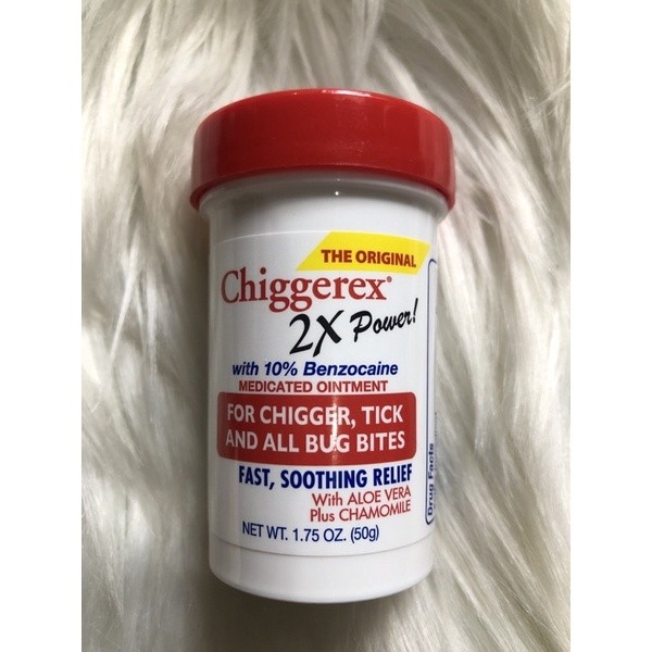 Chiggerex 2X Power Medicated Ointment with 10% Benzocaine, 50g | Shopee ...