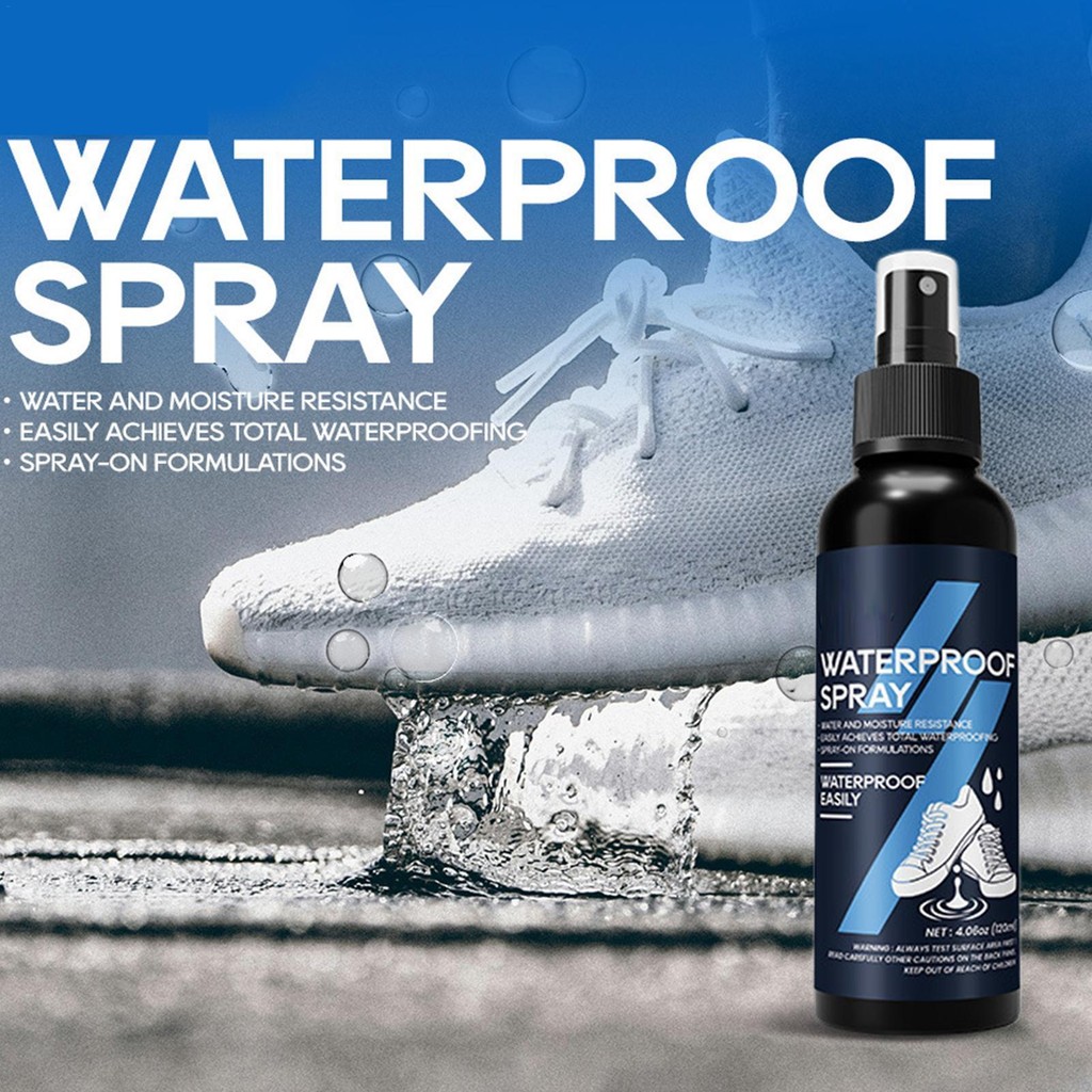 Shoe Protector Spray 120ml Rain and Stain Waterproof Shoe Spray Fabric ...
