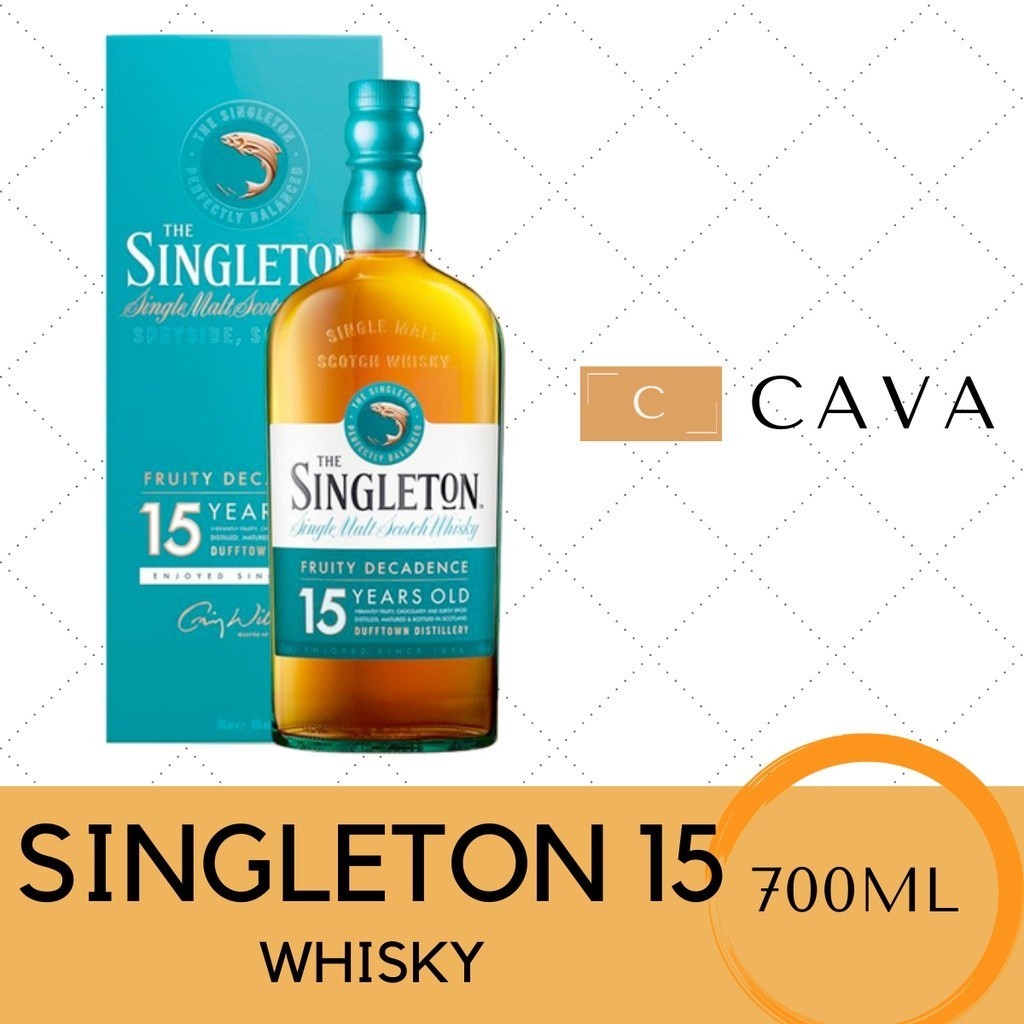 The Singleton 15 Dufftown Whiskey 700ml Single Malt Scotch Whisky with ...