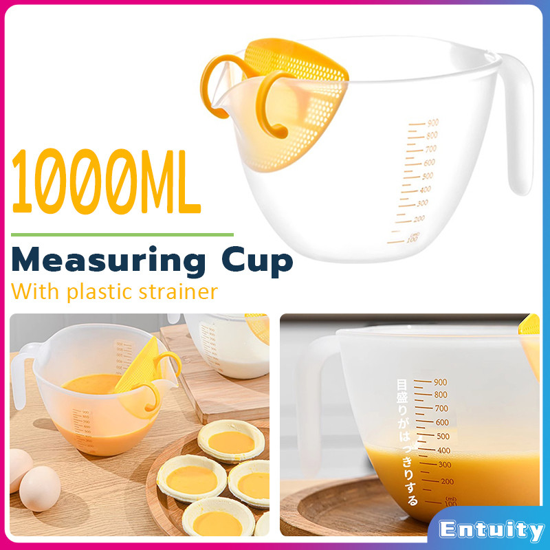 ET Mixing Bowl Large Capacity Measuring Cup with Measurement Markings ...