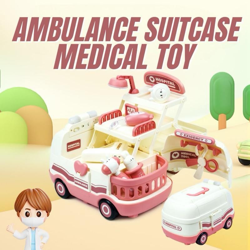 Suitcase Medical Toys Ambulance Doctor Set Pretend play toys Girls Boys ...