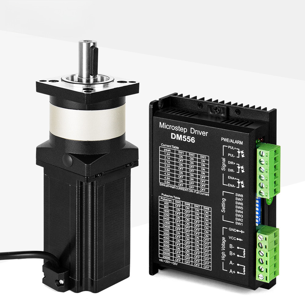 Nema 23 Hybrid Stepper Motor Robot Industrial Planetary Gearbox Helical ...