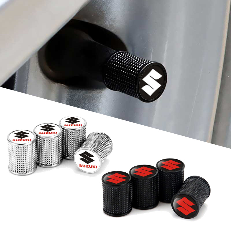 4PCS Anti-rust Car Wheel Tyre Tire Valve Stem Caps Cover For Suzuki ...