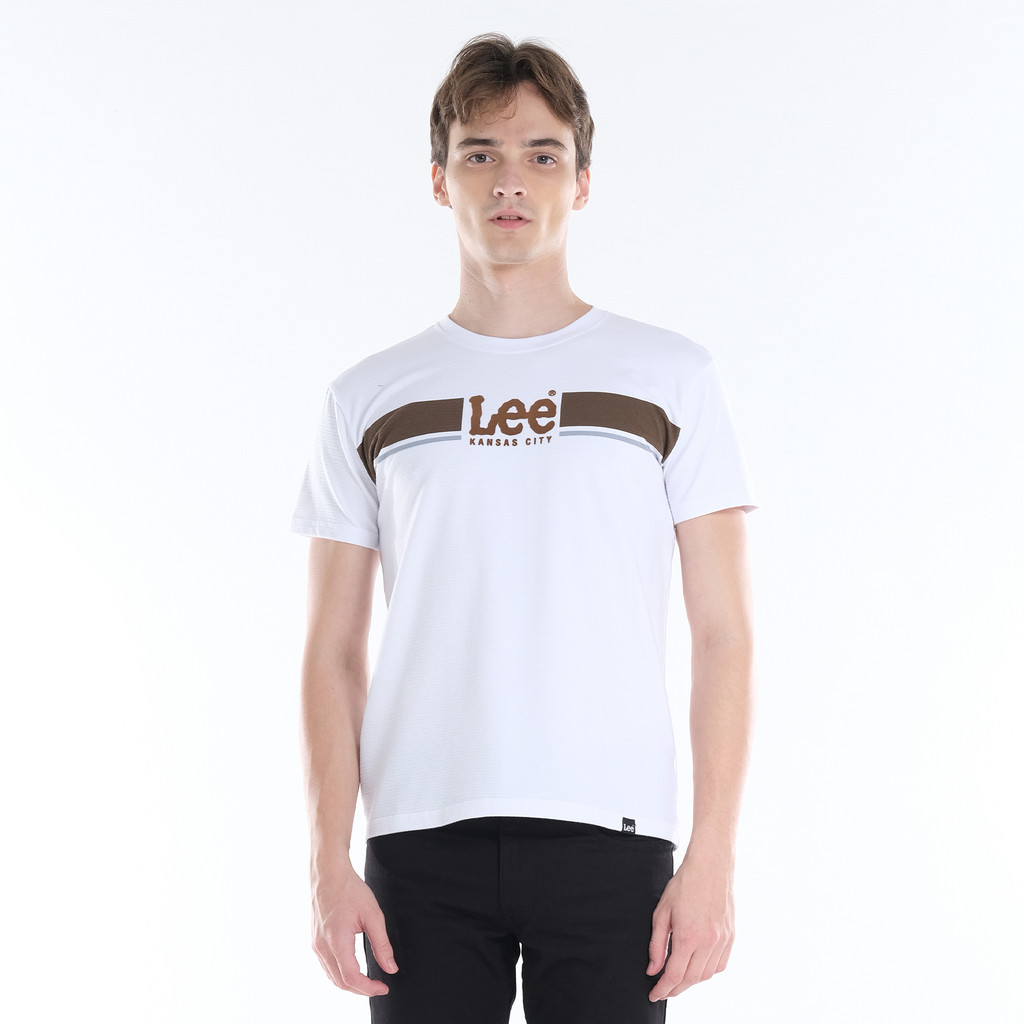 Lee Logo T-Shirt for Men in Navy Blue | Shopee Philippines