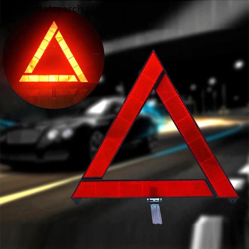 imm Car Emergency Breakdown Warning Triangle Red Reflective Safety Car ...
