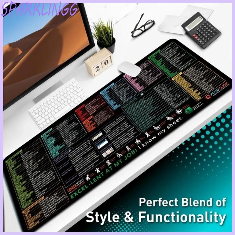 SPARK Keyboard Shortcut Mouse Pad Office Word PPT Shortcut Sheet Mat ...