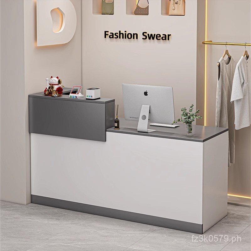 Shop Front Desk Table Clothing Store Bar Table Supermarket Small Shop ...