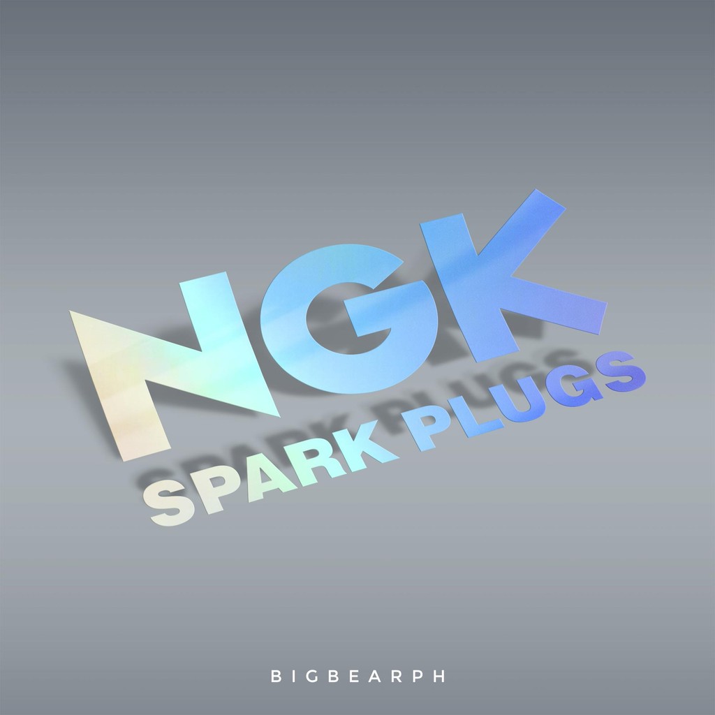 NGK Sparkplugs Logo Vinyl Cutout Car Sticker - Weatherproof and ...