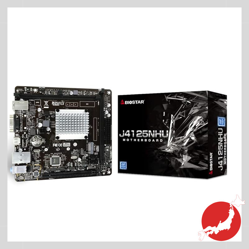 Biostar Mini-ITX Motherboard featuring Intel Celeron J4125 [J4125NHU ...