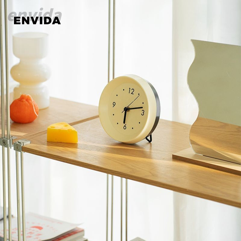 Desktop Clock Room Silent Table Clock Bedside Table Desk Simple Clock ...