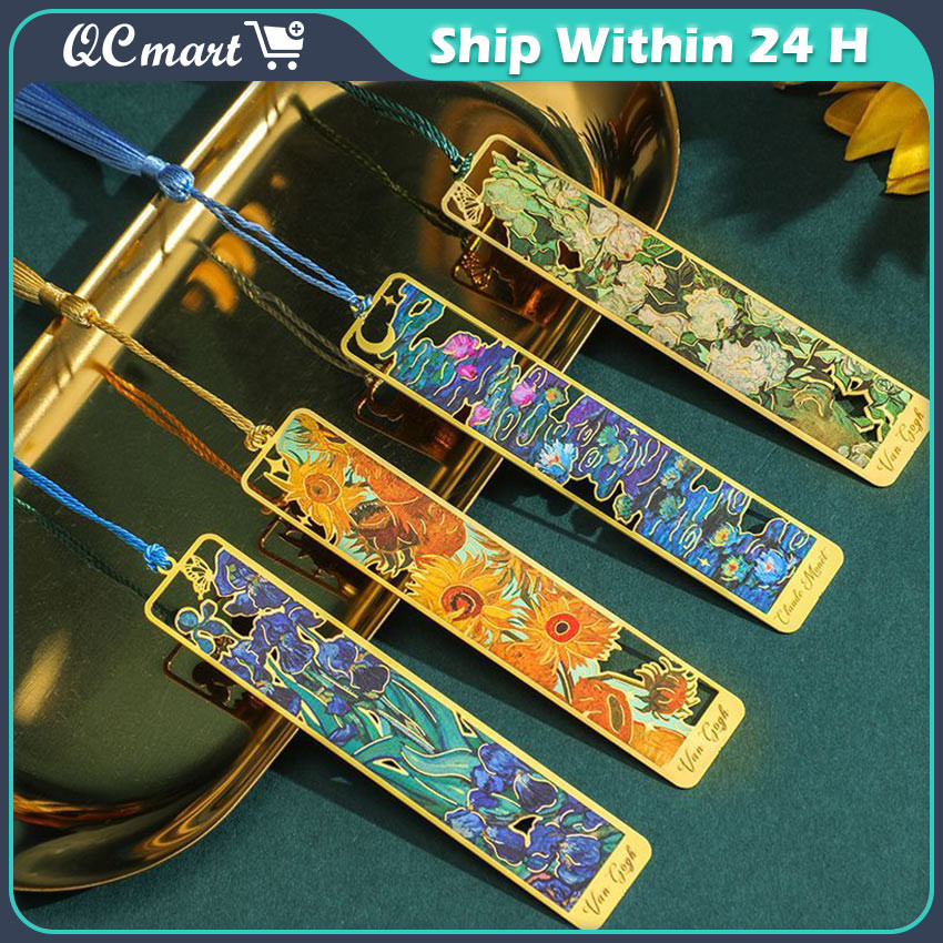 Ancient Literature Series Bookmark Creative Retro Painting Metal Hollow ...