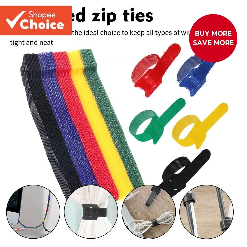 Colorful Reusable Velcro Cable Ties Wire For Wire Wrap Managemen Tape ...
