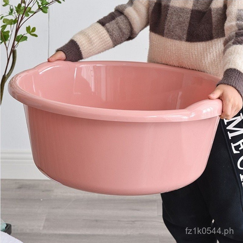 Extra Large Baby Plastic Wash Basin for Washing Clothes, Heightened ...