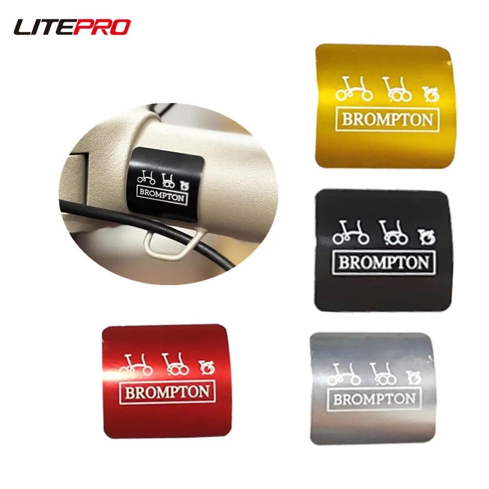 Litepro For Brompton Bike Cable Rub Guard Top Tube Sticker Folding ...