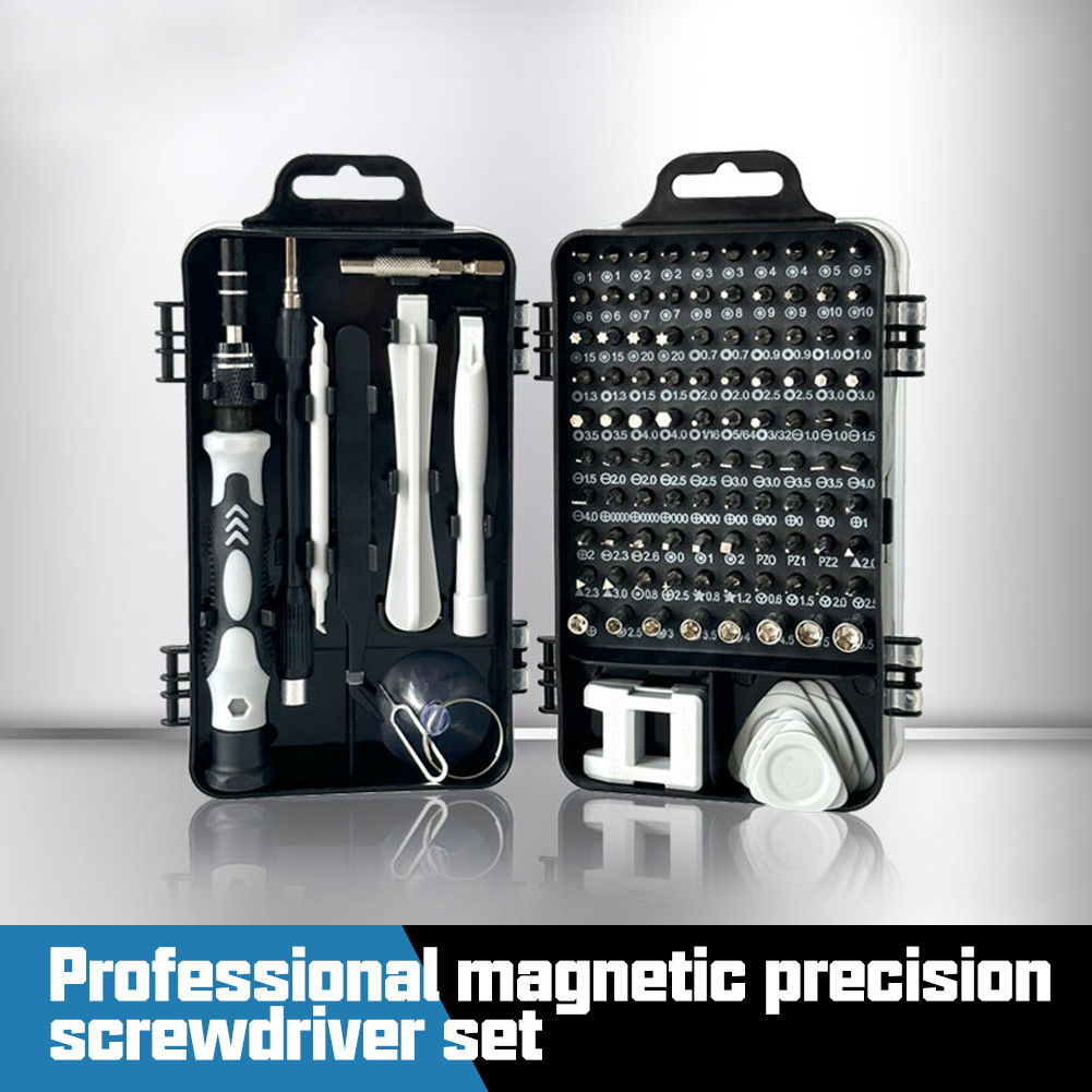 Watch Repair Tool Kit 115pcs Precision Magnetic Screwdriver Set with ...