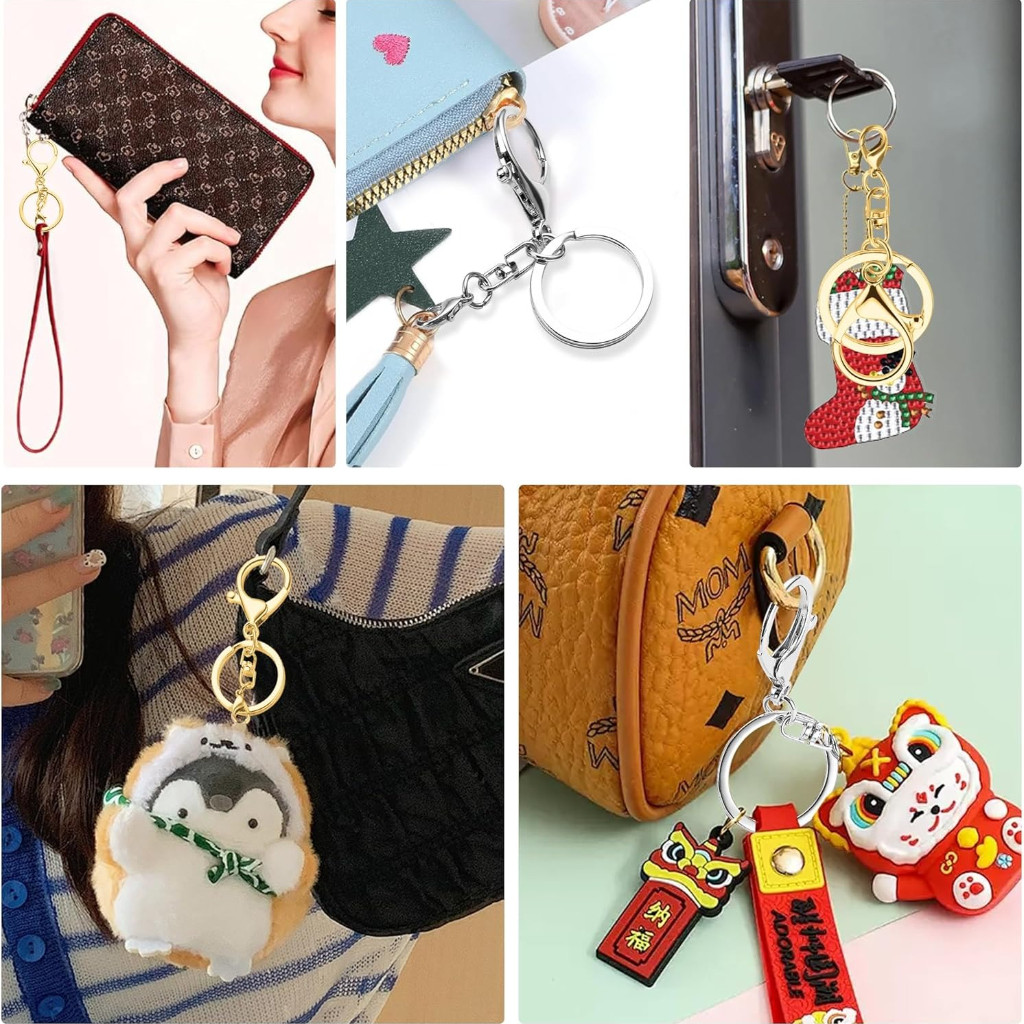 Keychain with Lobster Clasp keychain for bag aesthetic DIY Key Chain ...