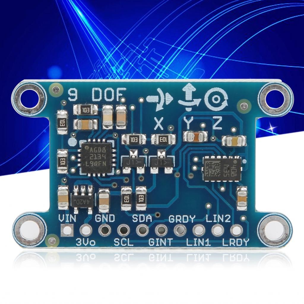 Xguli Sensor Module With Pins 3‑Axis Gyroscope + Acceleration Magnetic ...