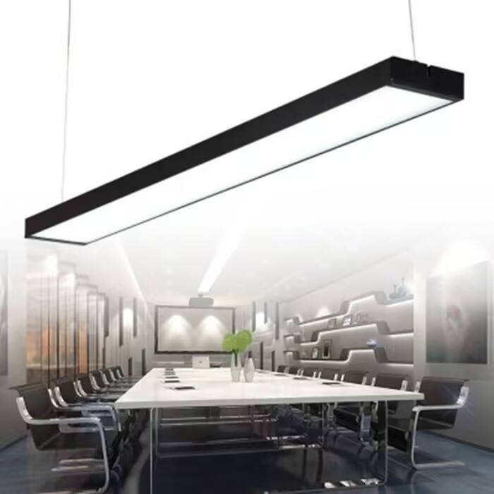 2 In1 Led Linear Light Pendant Light White Light Office Pendant Long ...