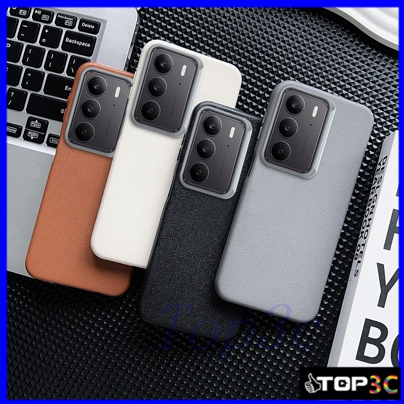 Realme C75 Case Realme C51/C53/C55/C61/C63/C65/C67/Note50/Realme Note 60 Solid color business ...