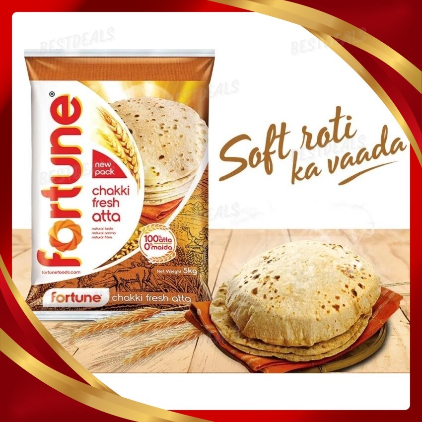 Fortune Chakki Fresh Atta (5 kg) new pack | Shopee Philippines