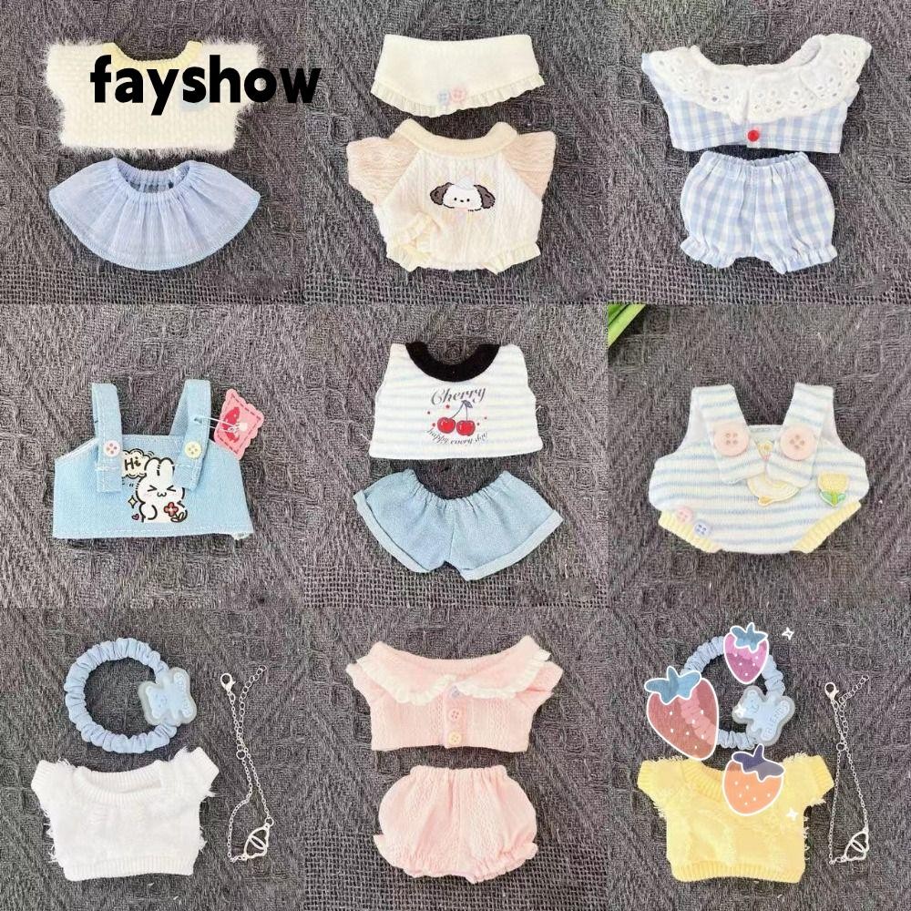 FAY Cartoon Plush Jumpsuit, Cartoon Style Mini Doll T-shirt Headband ...