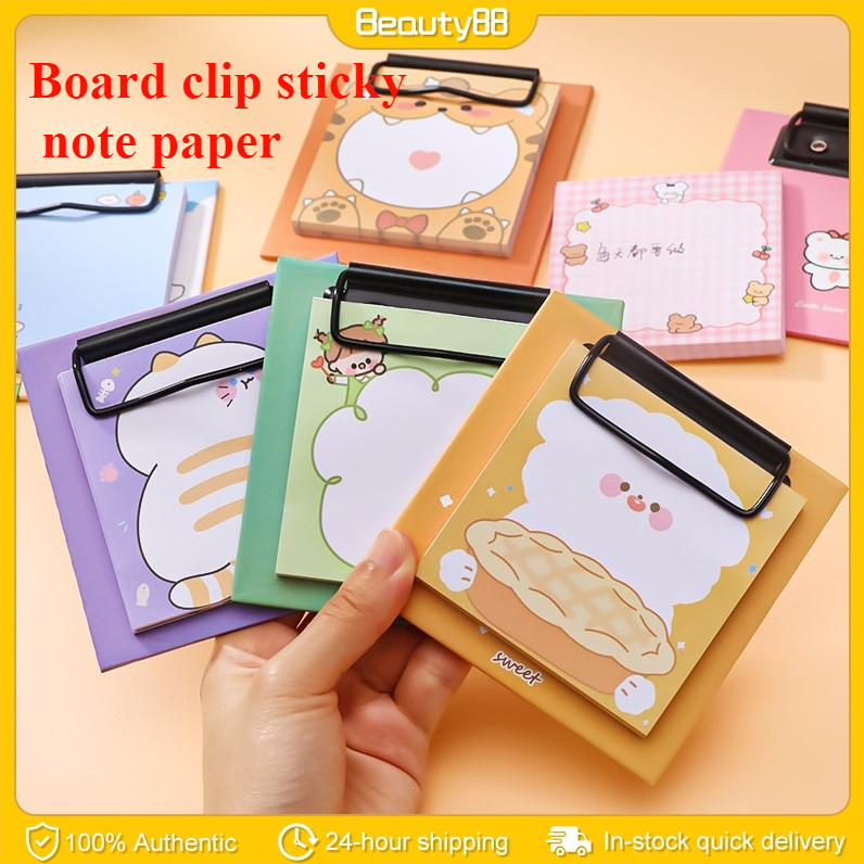 School Office Stationery Board Clip Sticky Note Paper Notebook Student ...