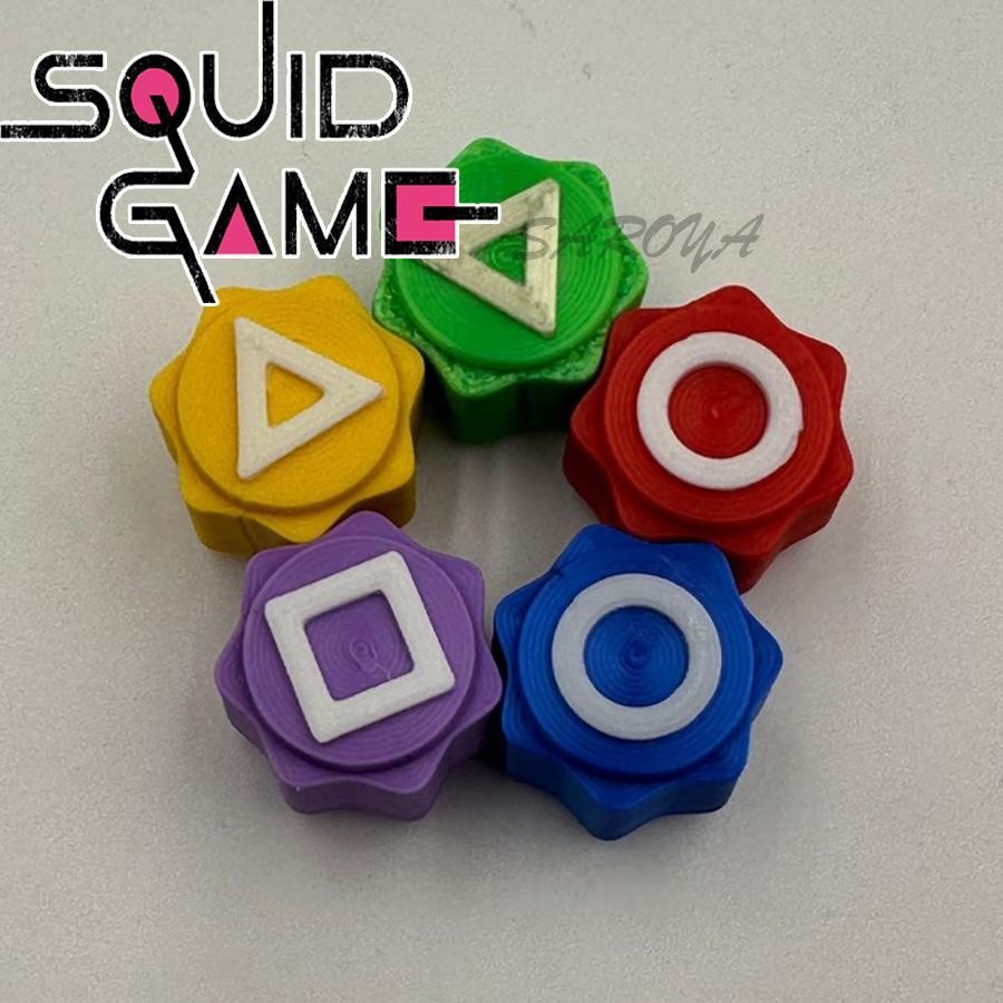 Squid Game 2 Gong-Gi 3D Printed Gonggi Stones Traditional Korean Jacks ...