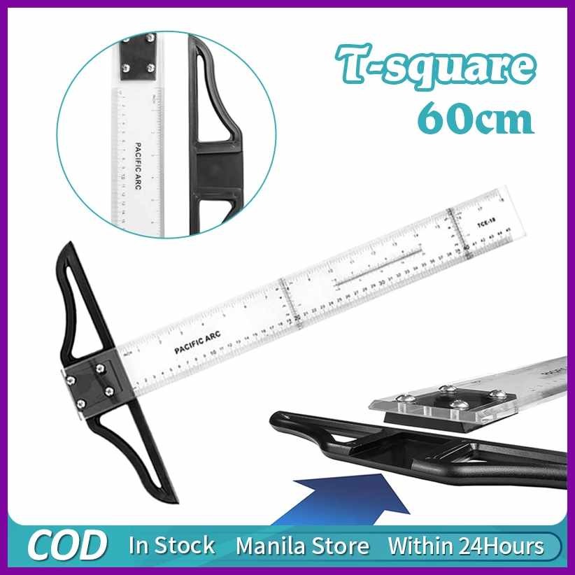 60cmhO/T:u+sb@Square+v@Ruler*a?Acrylic*K?Transparent*B?T-Ruler*a?for ...