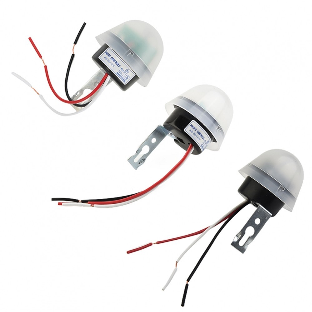 Light Control Sensor Sensor AC/ DC AS-20 Ajustable DC On/Off Photo ...