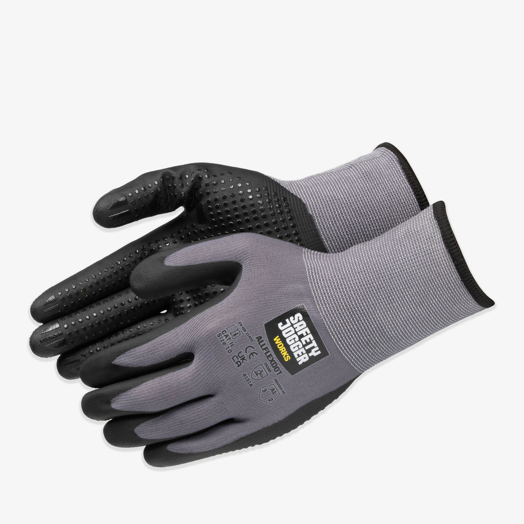 Safety Jogger Allflexdot 4131A Foam Nitrile / Nitrile Dots, Touchscreen ...