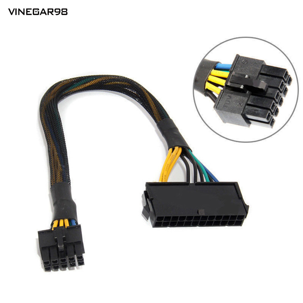 VIC-Replacement 24Pin Female to 10 Pin Male Adapter Cable for ATX ...