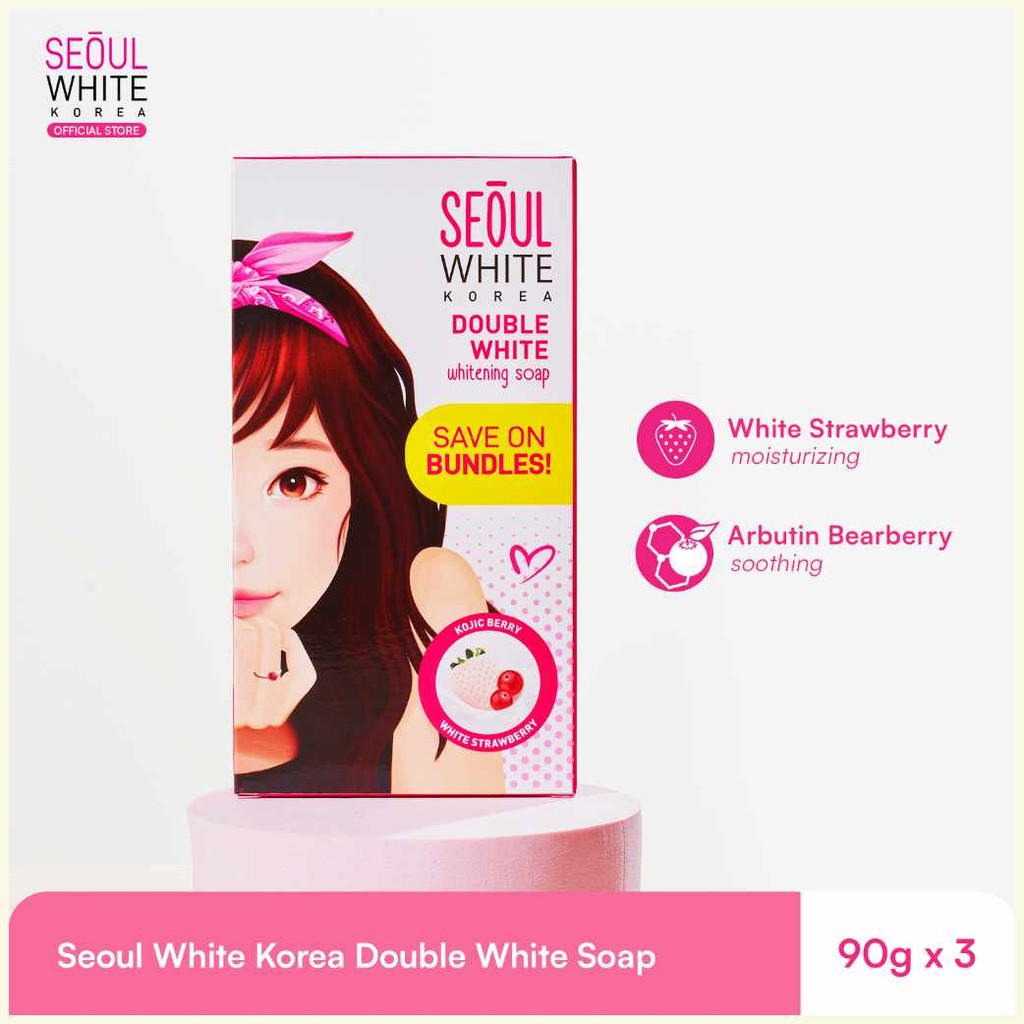 Seoul;Dq=White[q)Korea]GO.DOUBLE#pN.WHITE#X.Soap#w.90gx3 | Shopee ...