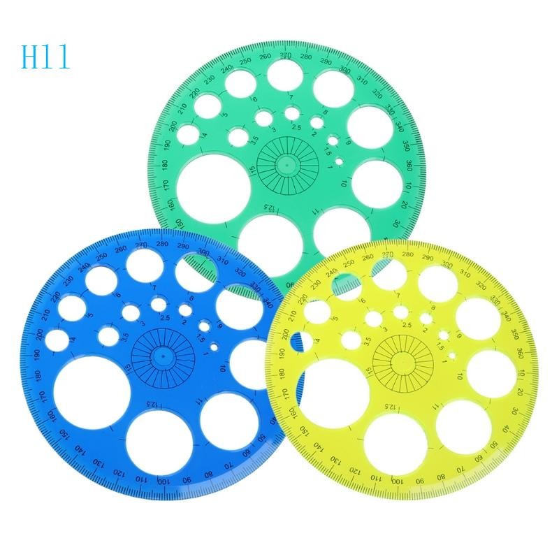 Big Sale 360 Degree Protractor All Round Ruler Template Circle School ...