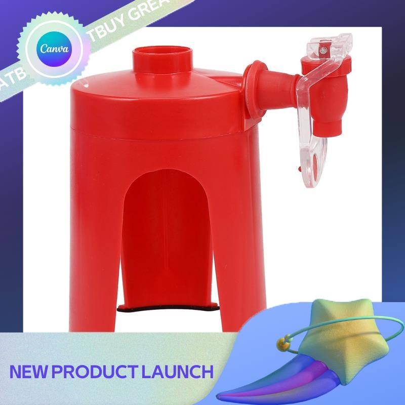 Plastic Mini Hand Pressure Type Inverted Drinking Fountain Coke Bottle ...