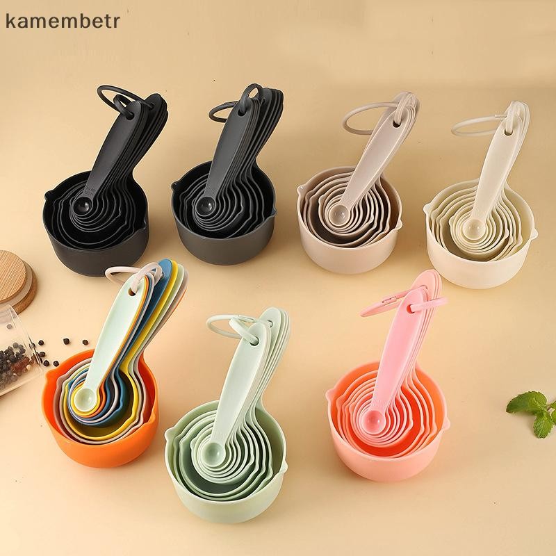 ka Colorful Measuring Cup Measuring Spoon 5-piece Set With Graduated ...