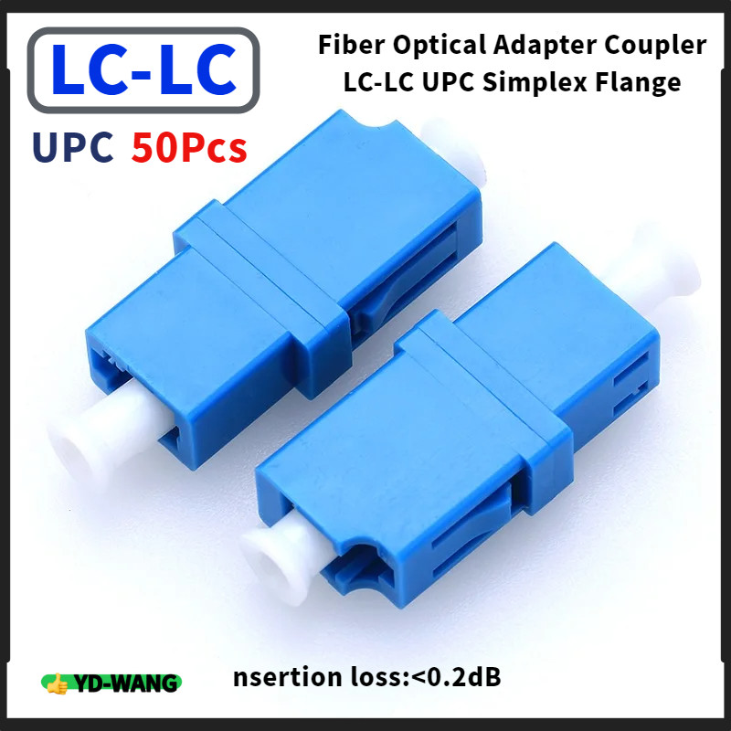 50Pcs LC-LC Connector/Adapter Fiber adapter/coupler/flange LC-LC ...