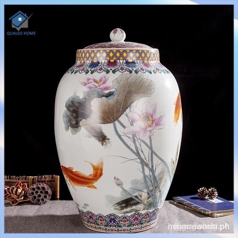 【PH Local delivery】ceramic rice storage/Ceramic Rice Storage/Rice ...