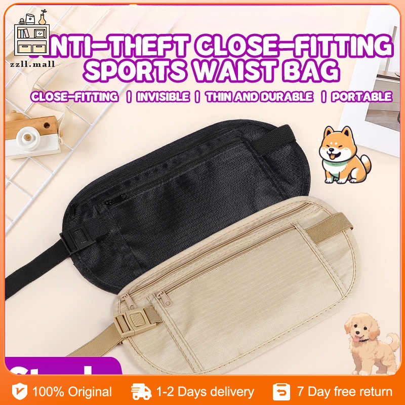 1pcs Cloth Waist Bags Travel Pouch Hidden Wallet Passport Slim Secret ...