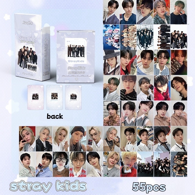 10-119pcs STRAY KIDS Holographic Laser Lomo cards Lose My Breath SKZ ...