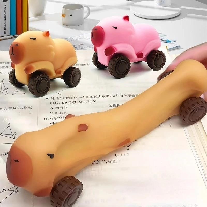 Decompression Capybara Squishy Toy Pinch Toy Car Funny Quick Rebound ...